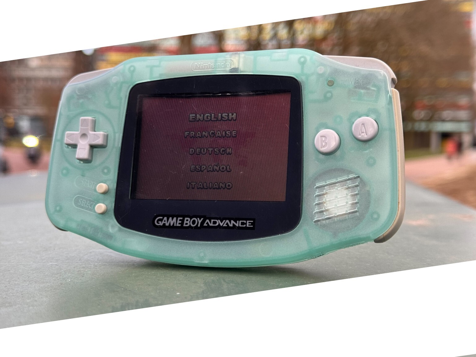 Gameboy Advance Luminous Iceberg