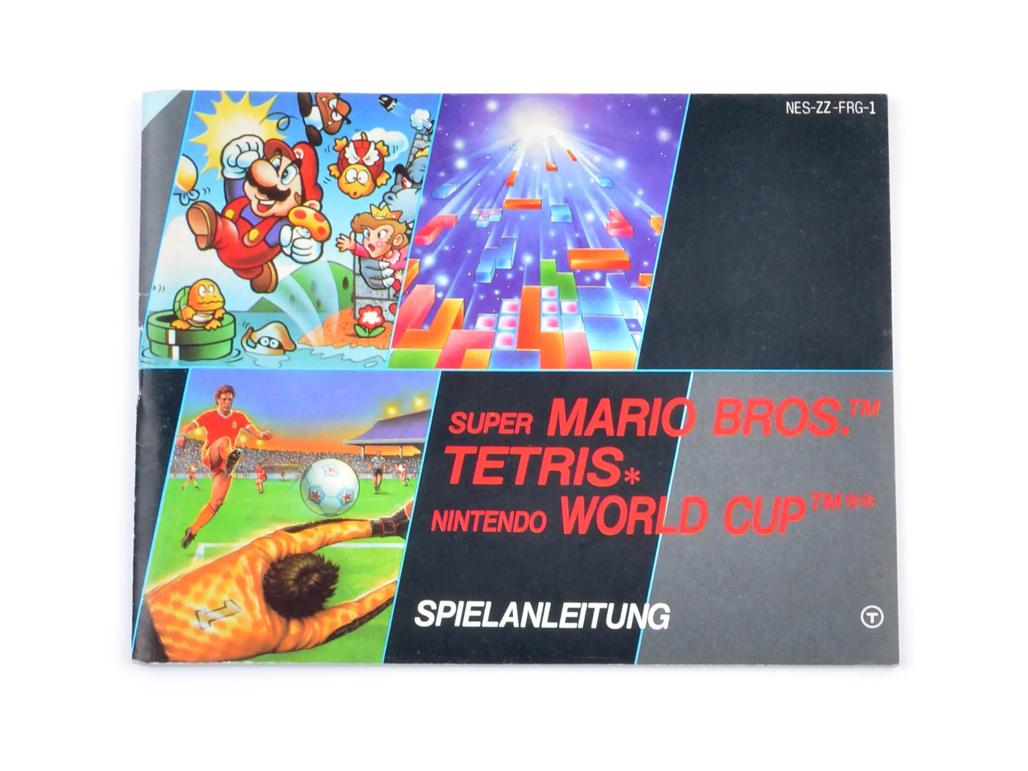 Super Mario Bros + Tetris + World Cup (German) - Manual
