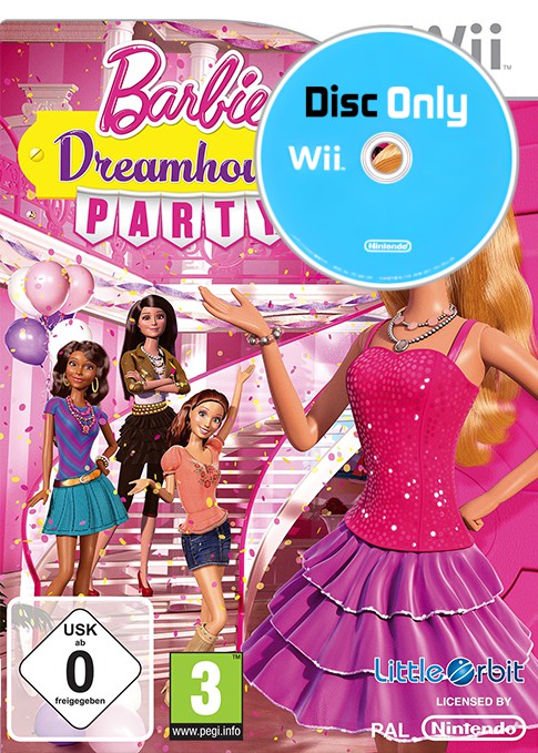 Barbie: Dreamhouse Party - Disc Only ⭐️ Wii Games