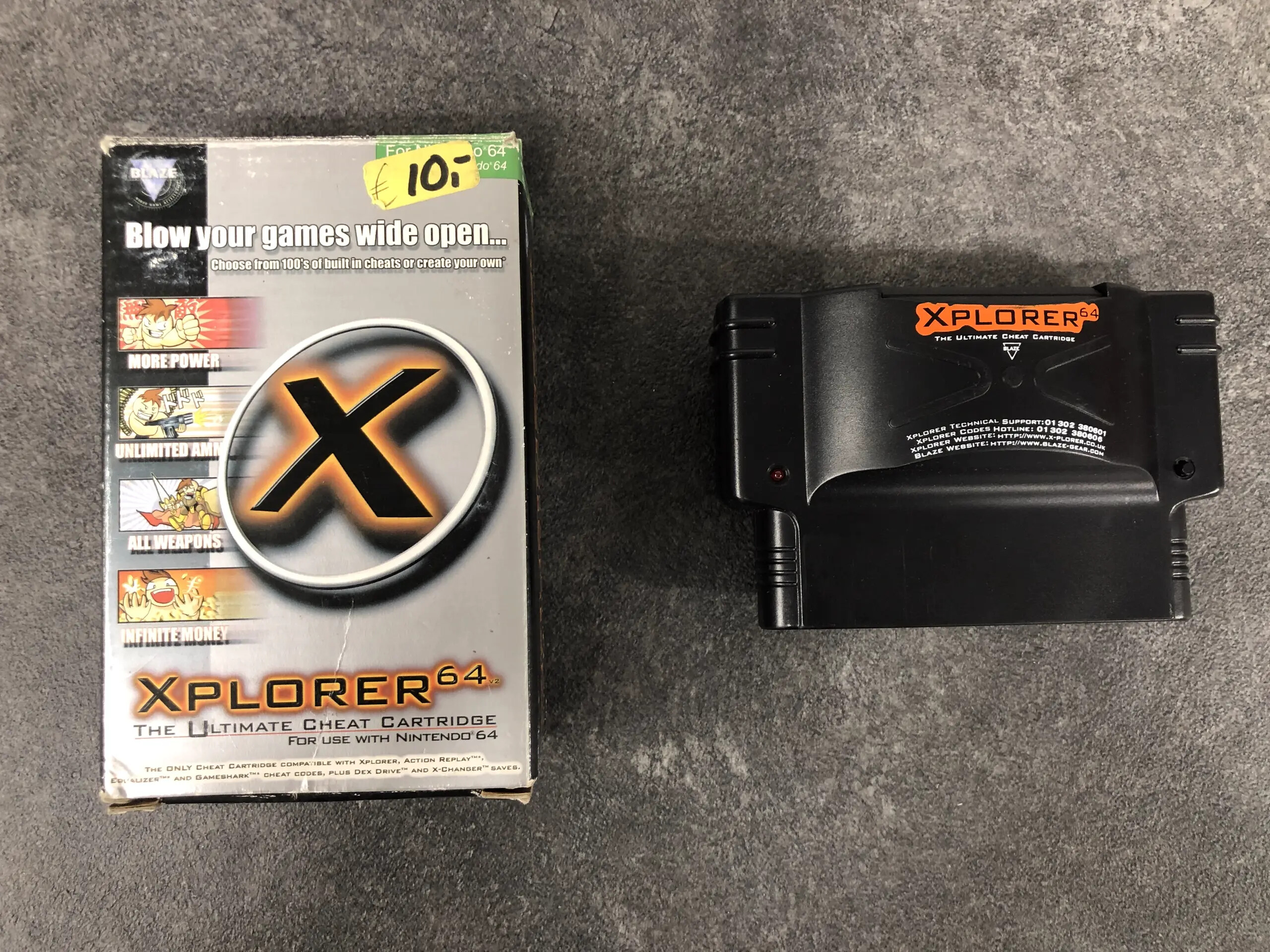Xplorer 64 Nintendo 64 Cheat Cart [Complete]